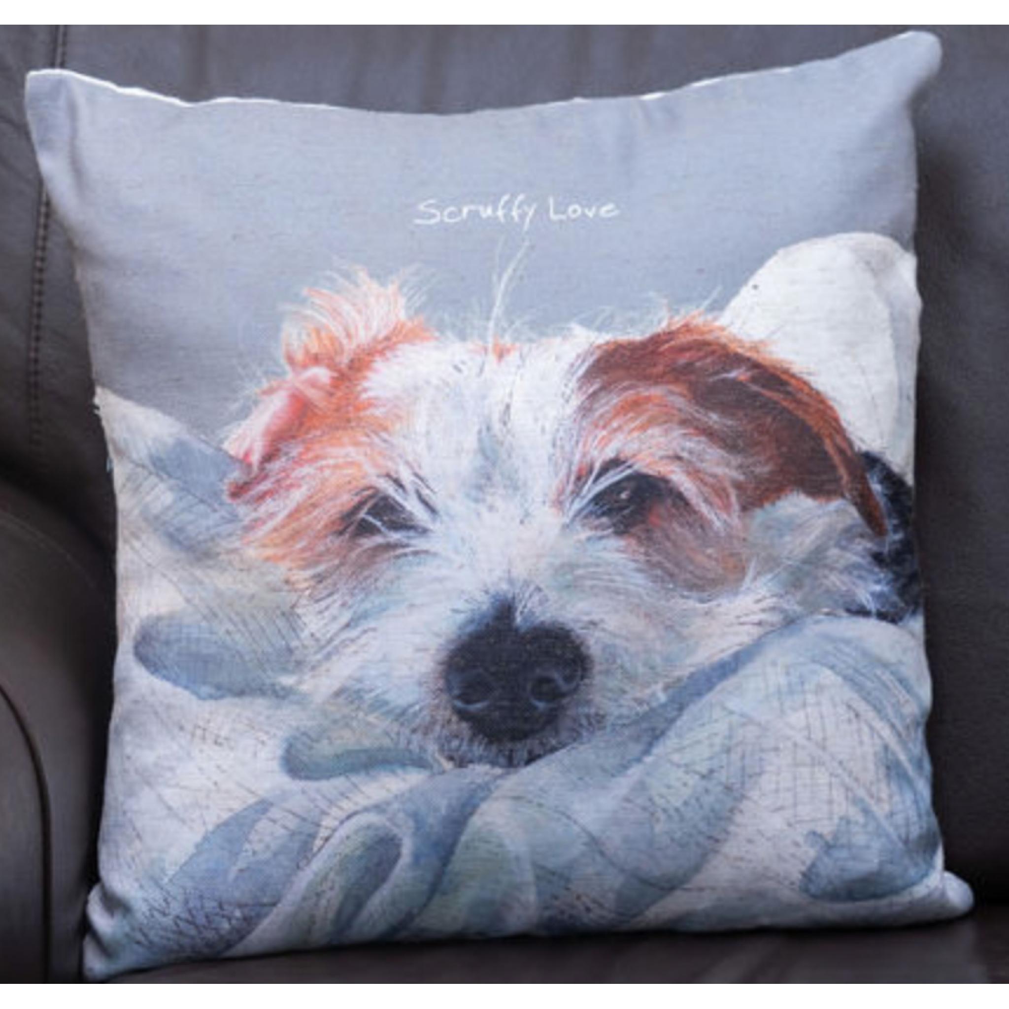 Scruffy Love Jack Russell Cushion